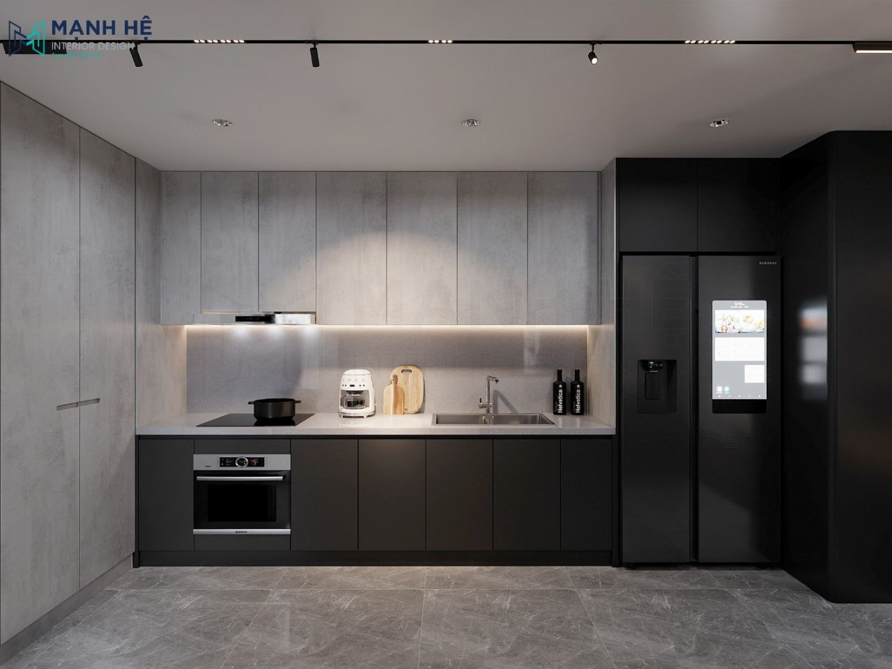 Thiết kế nội thất căn hộ Artex Building (Hà Nội) - 150m2 - anh Ân