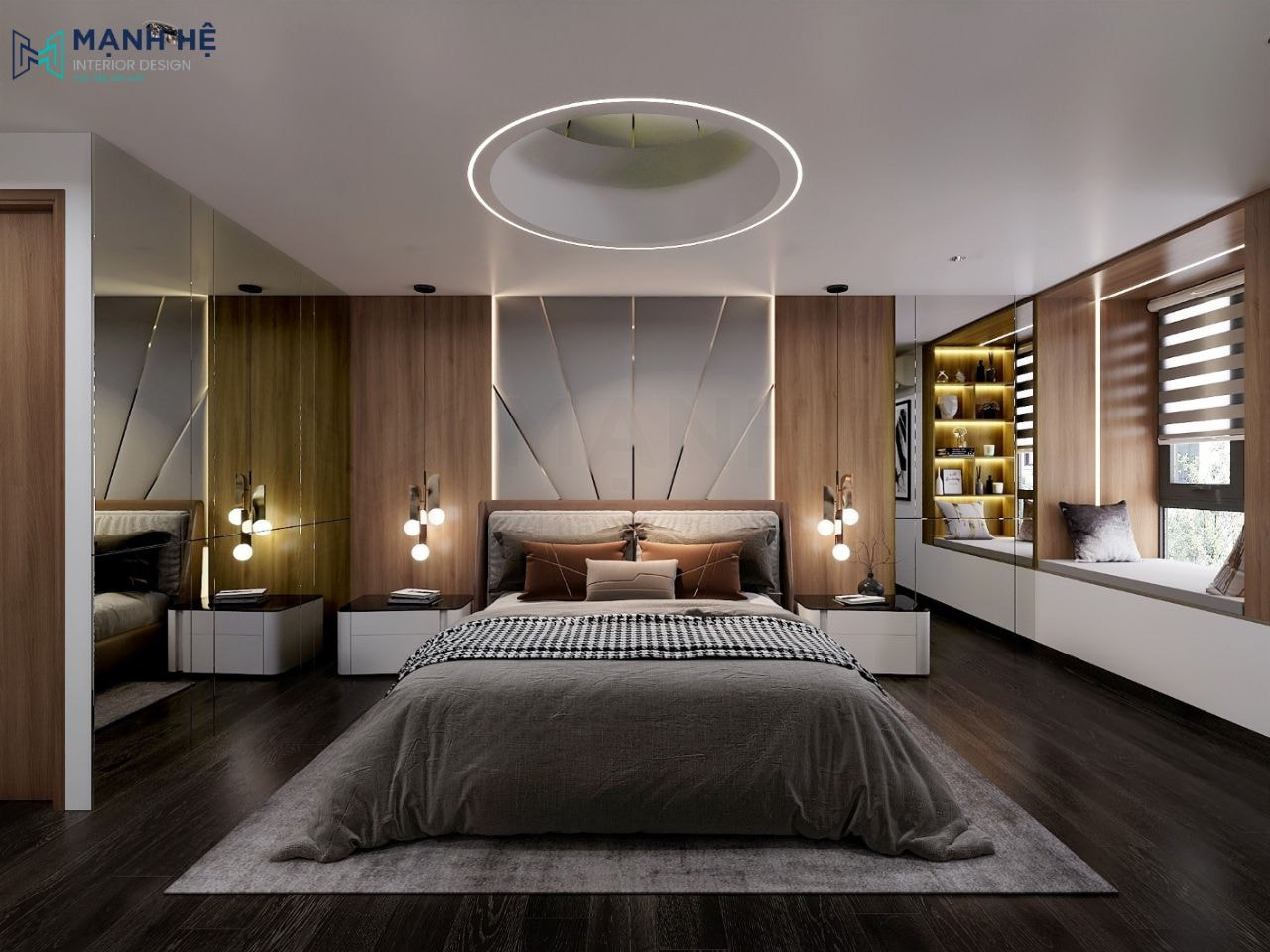 Thiết kế nội thất căn hộ Artex Building (Hà Nội) - 150m2 - anh Ân