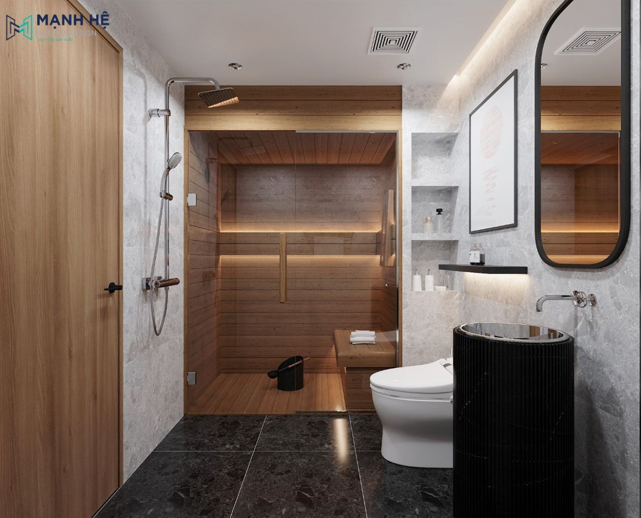 Thiết kế nội thất căn hộ Artex Building (Hà Nội) - 150m2 - anh Ân