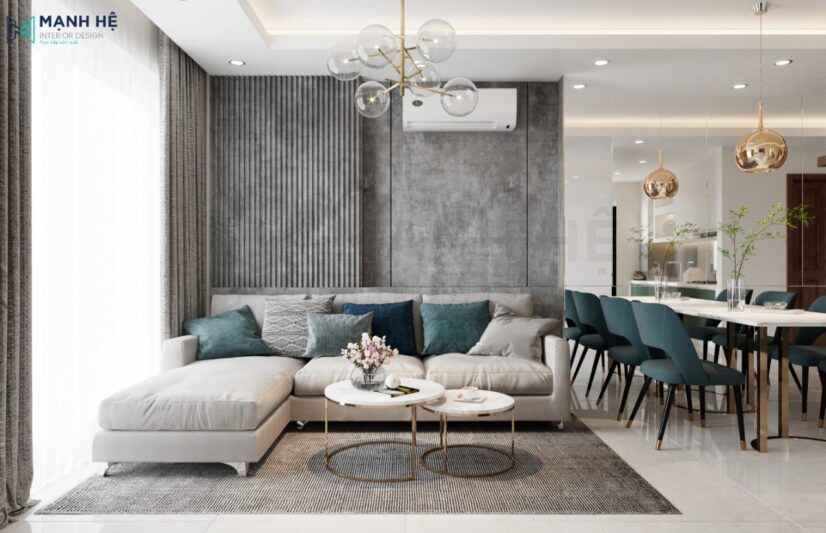 Hoàn thiện căn hộ Vinhomes Grand Park 59m2 - 2 PN