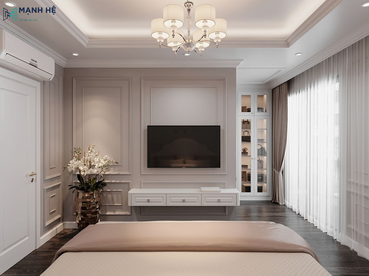 Thiết kế nội thất nhà phố Bình Dương - Anh H - 3 tầng