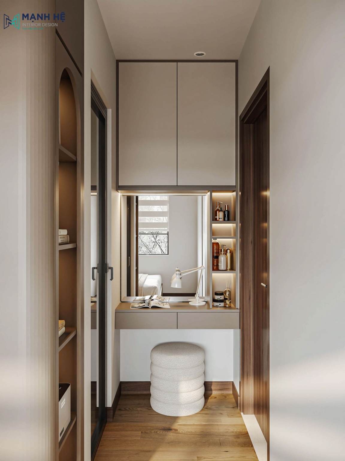 Thiết kế chung cư Saigon Riverside Q7 - 68m2 - 2PN hiện đại